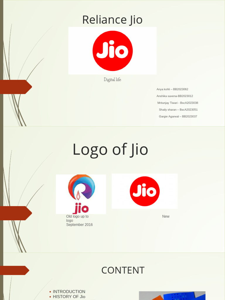 Reliance Jio: History and Marketing Insights | PDF | Telecommunications ...