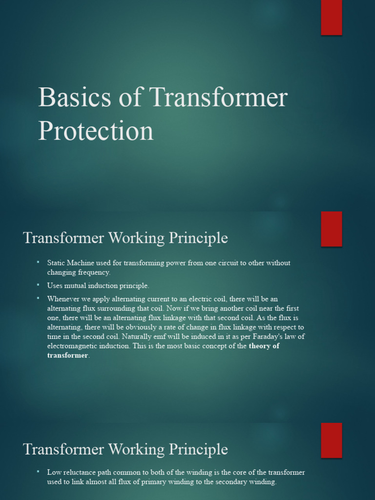 Basics of Transformer Protection | PDF