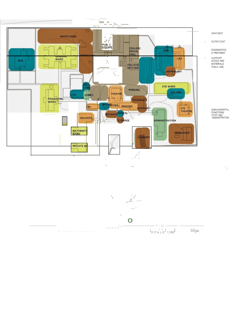 Site Plan Hospital 1.1000 Zoning IDAG | PDF | Health Care | Medicine