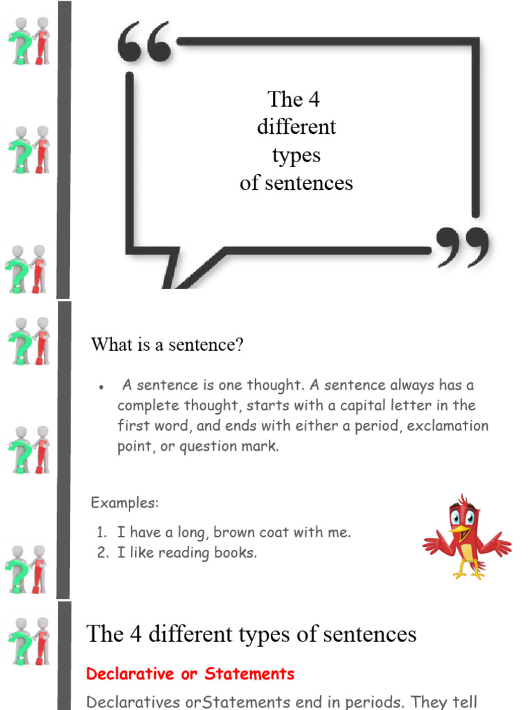 Types of Sentences and Clauses | Download Free PDF | Sentence ...