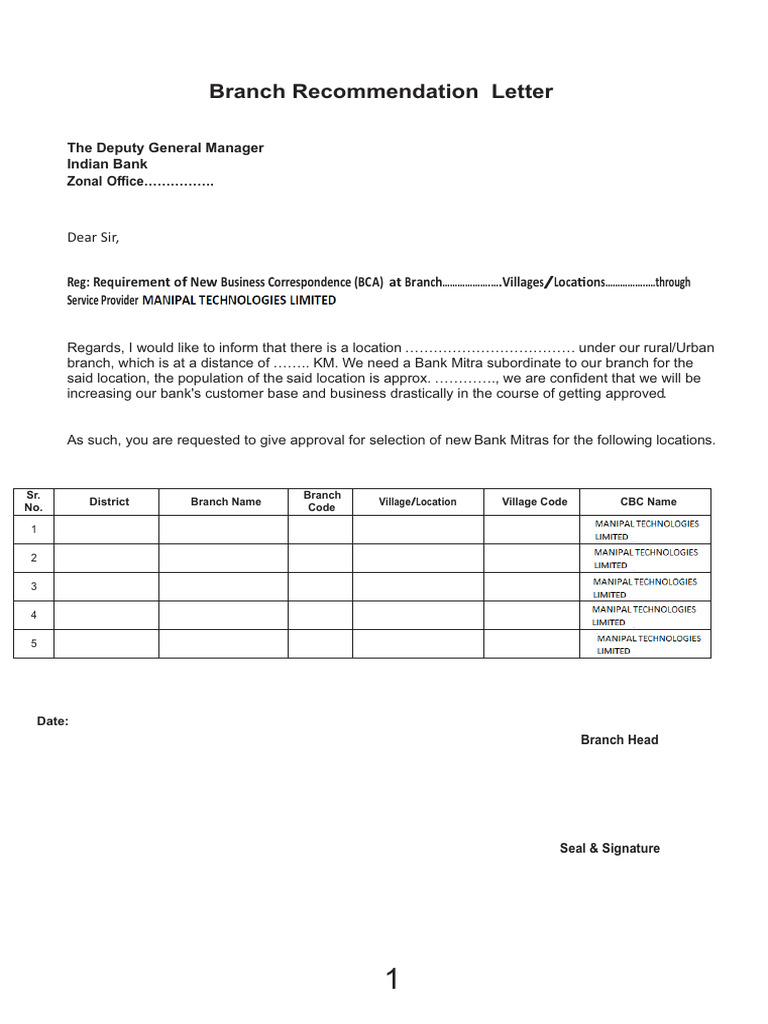 Application Form-Indian Bank CSP | PDF | Financial Inclusion | Business
