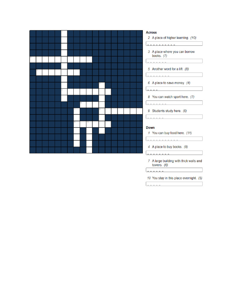 Crosswords KET | PDF