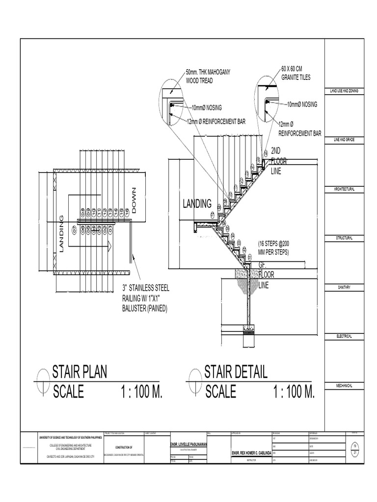 10-Storey Commercial Building Stair Plan | Download Free PDF | Building ...