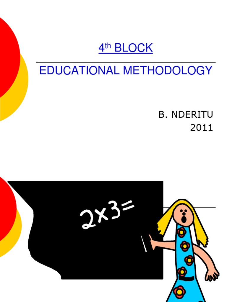 Educational Methodology | Learning | Curriculum