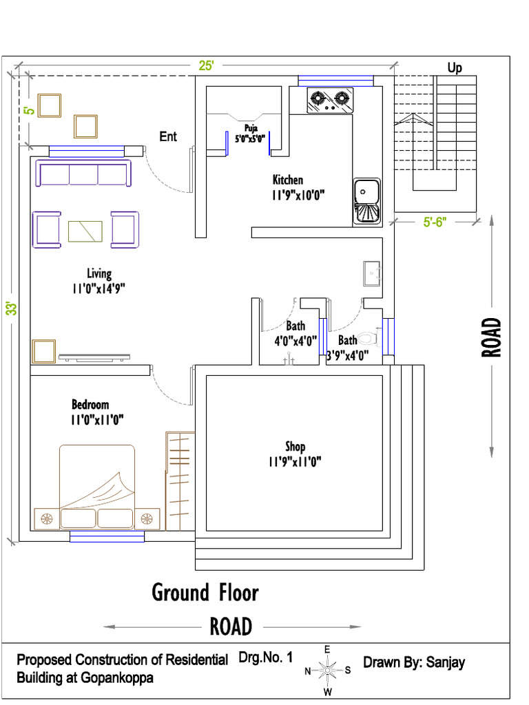 G.F Plan Dwg.1 | PDF