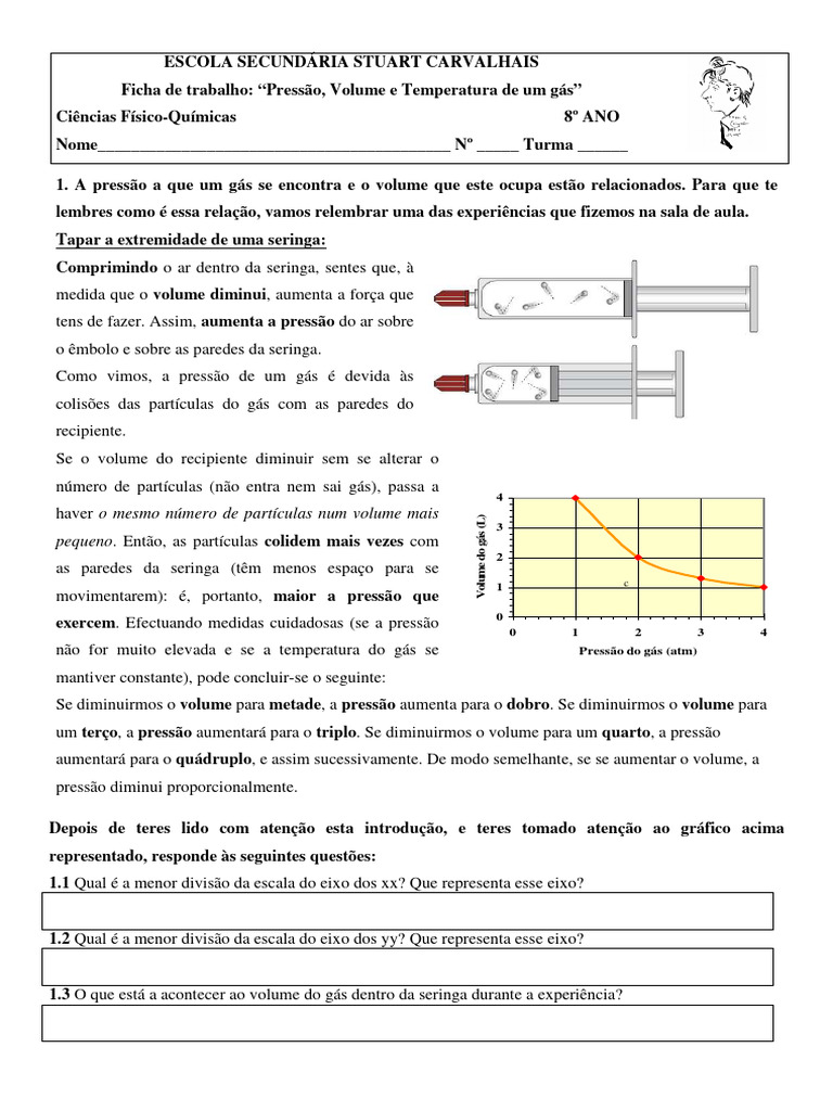 Ficha Graficos PVT | PDF | Gases | Pressão