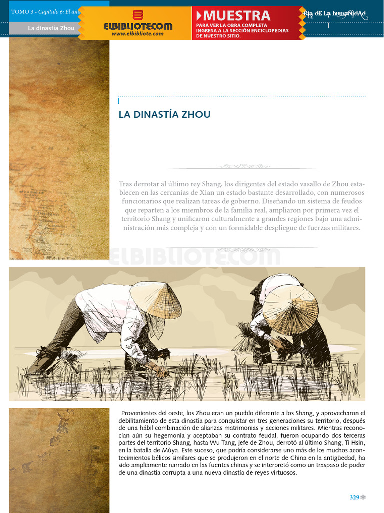 329 337 Historia de La Humanidad La Dinastia Zhou | PDF | Feudalismo