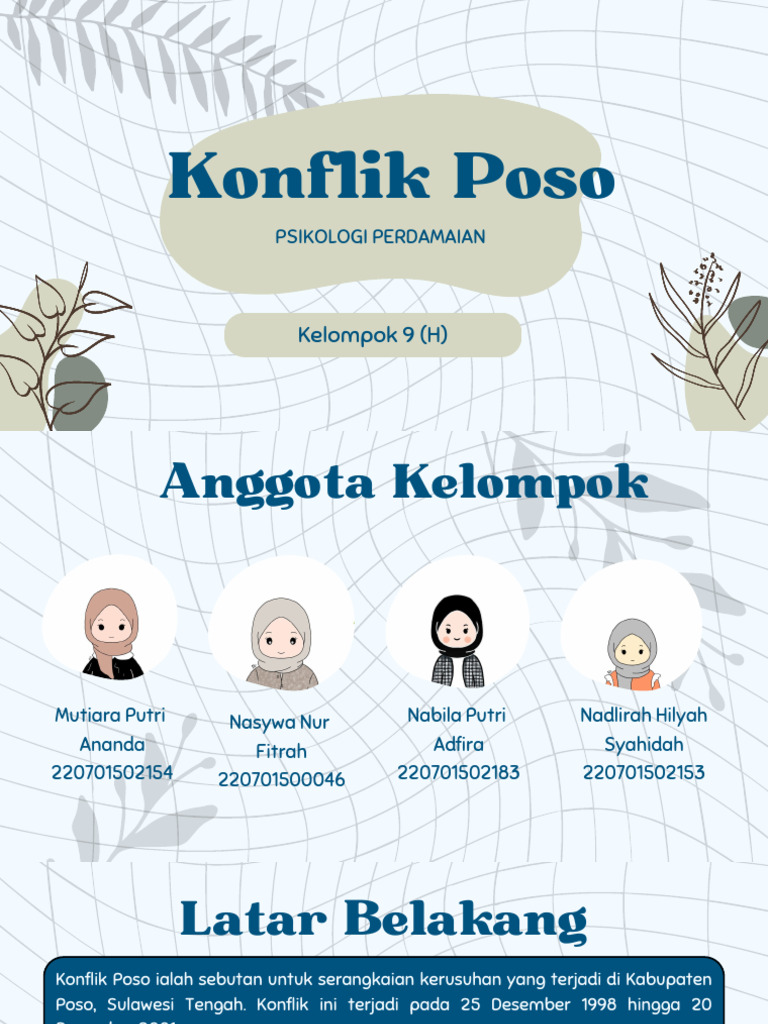 Kelompok 9 - Konflik Poso - Kelas H | PDF