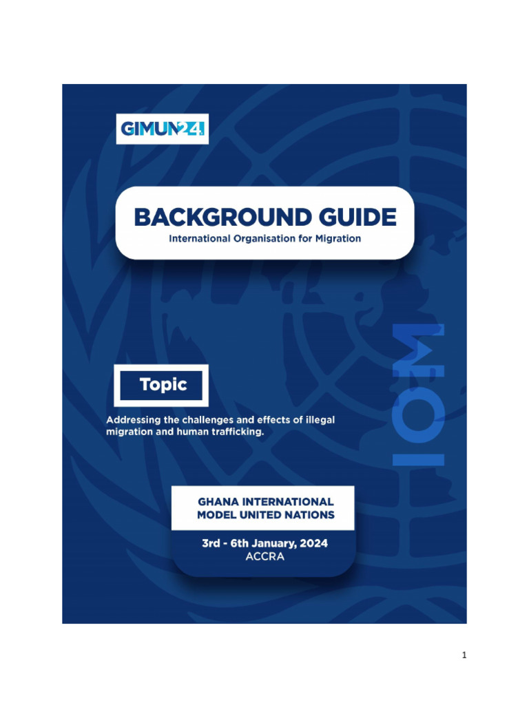 IOM Background Guide GIMUN'24 | PDF