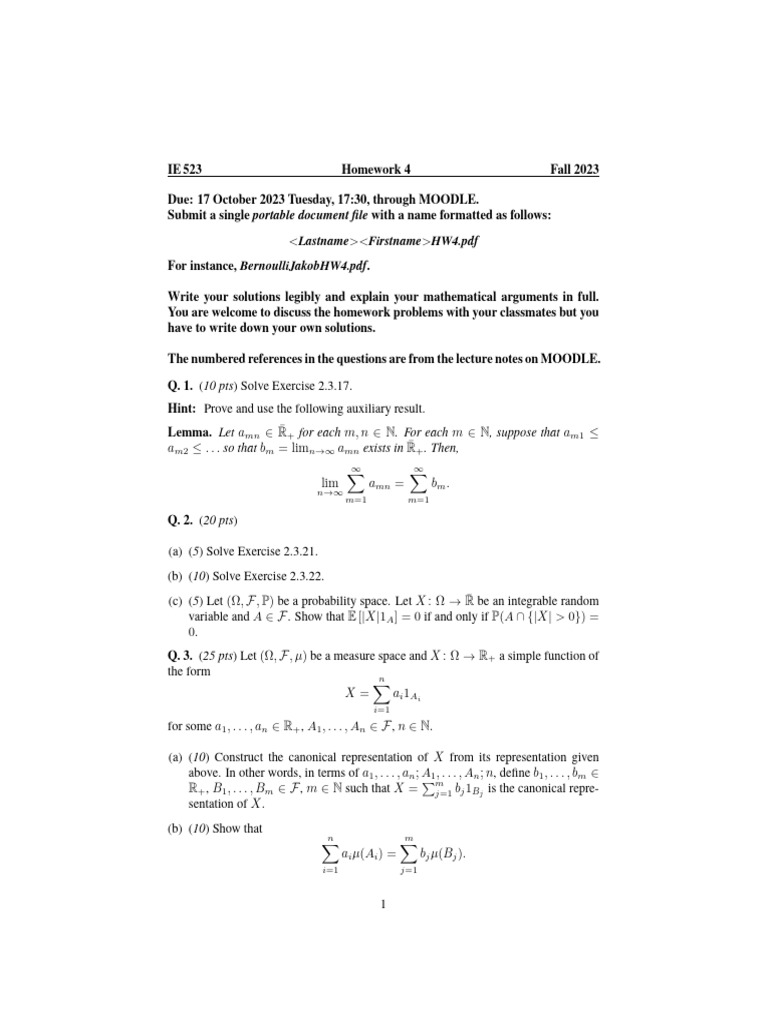 Homework 4 | PDF | Applied Mathematics | Mathematical Objects