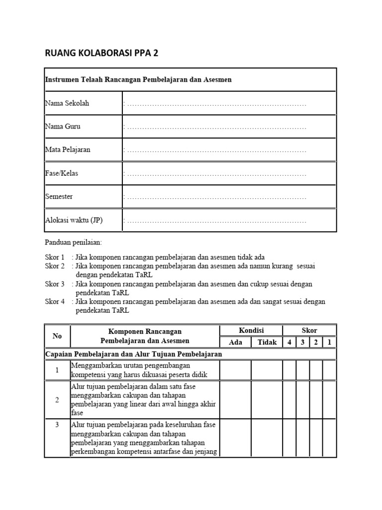 Ruang Kolaborasi Ppa 2 | PDF
