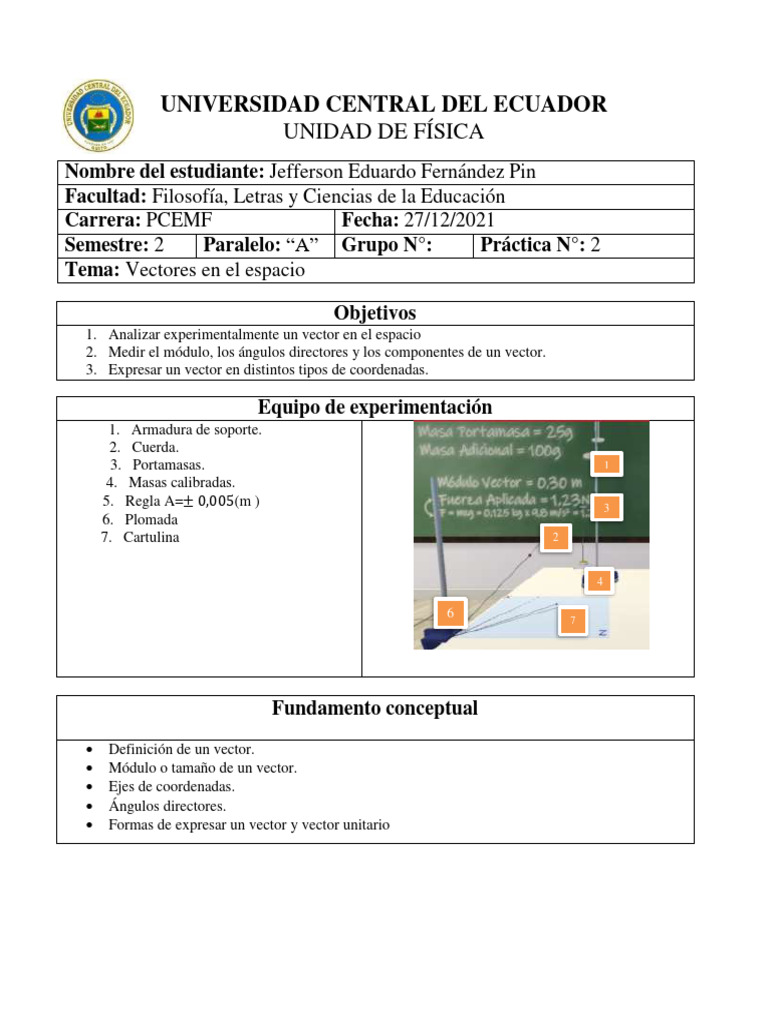Vectores en El Espacio P3 - 3E | PDF | Vector Euclidiano | Álgebra ...