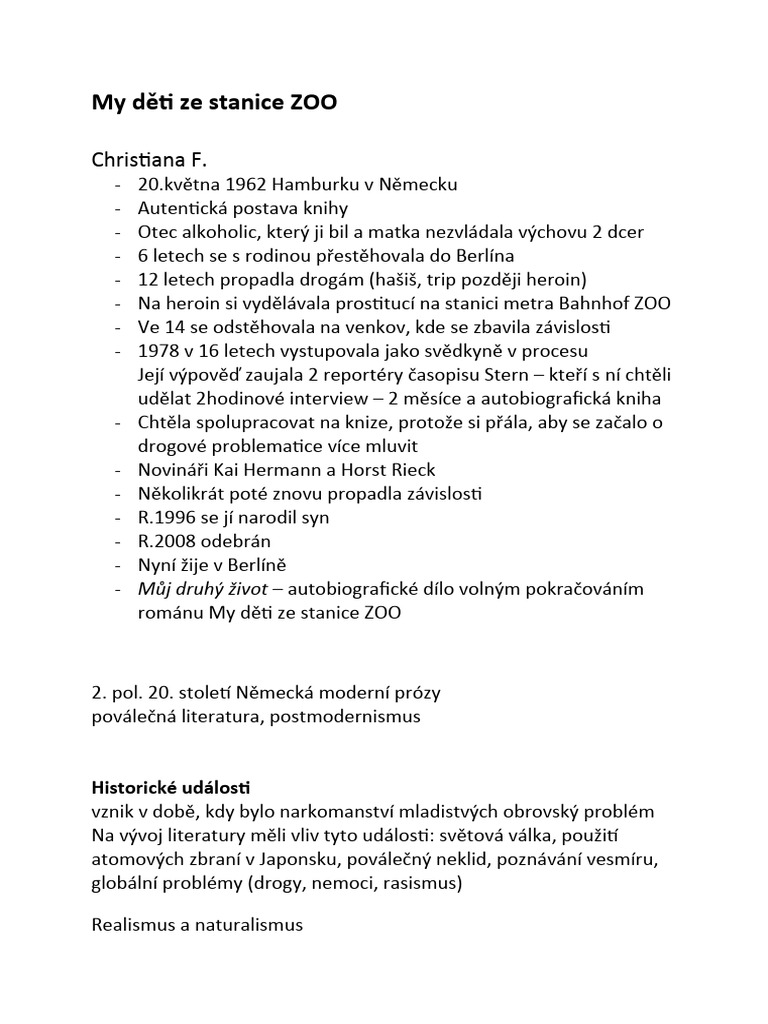 My děti ze stanice ZOO | PDF