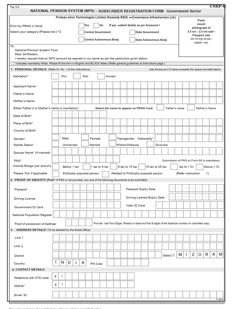 Posts 31 Form Thar 2023 | PDF | Identity Document | Pension