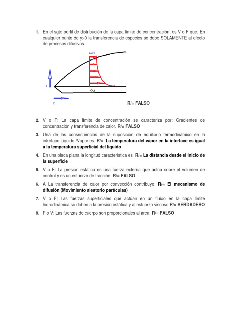 Preguntas Moodle Examen Final Calor | PDF