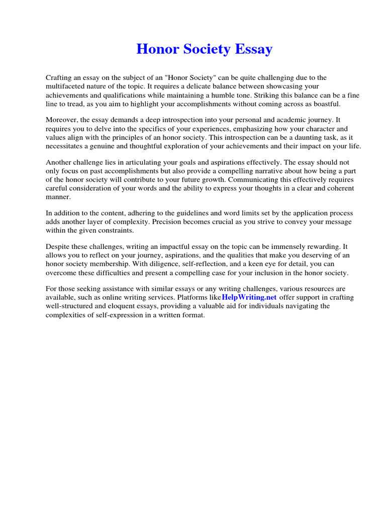 Honor Society Essay | PDF | Stock Market Index | Nasdaq