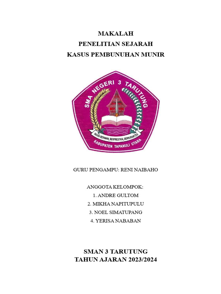 Makalah Penelitian Sejarah | PDF