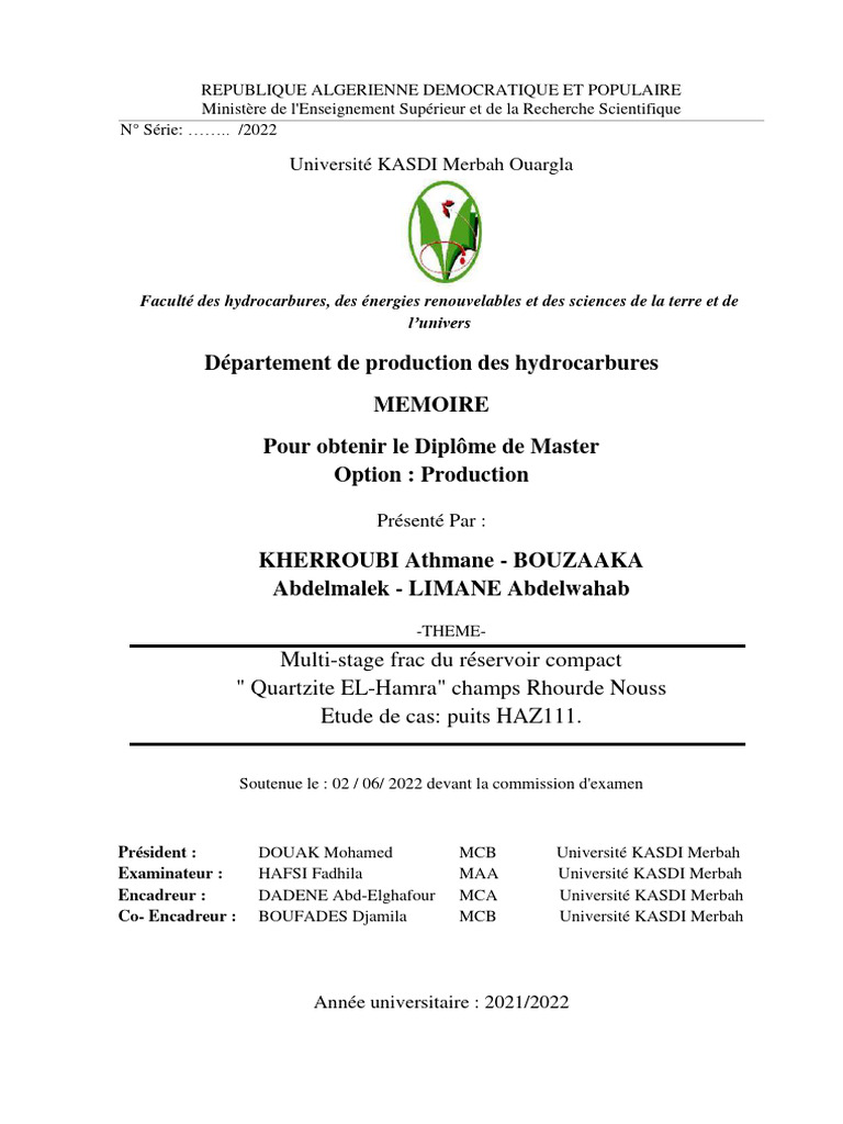 Kherroubi +bouzaaka +limane | PDF | Élasticité (Physique) | Module de Young