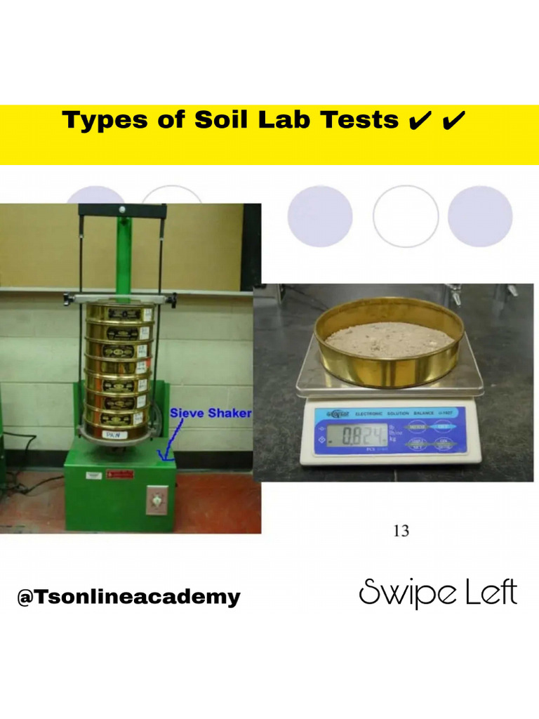 Types of Soil Lab Tests __ | PDF