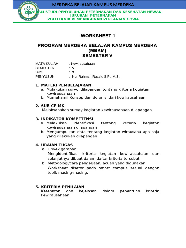 Kewirausahaan di Zaafira Goat Farm | PDF
