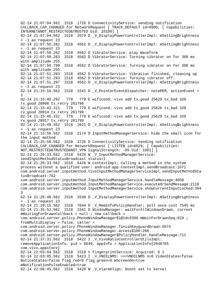 Log | PDF | Software Engineering | Computer Science