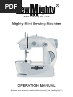 Singer M3220 Sewing Machine Instruction Manual | PDF | Sewing Machine ...