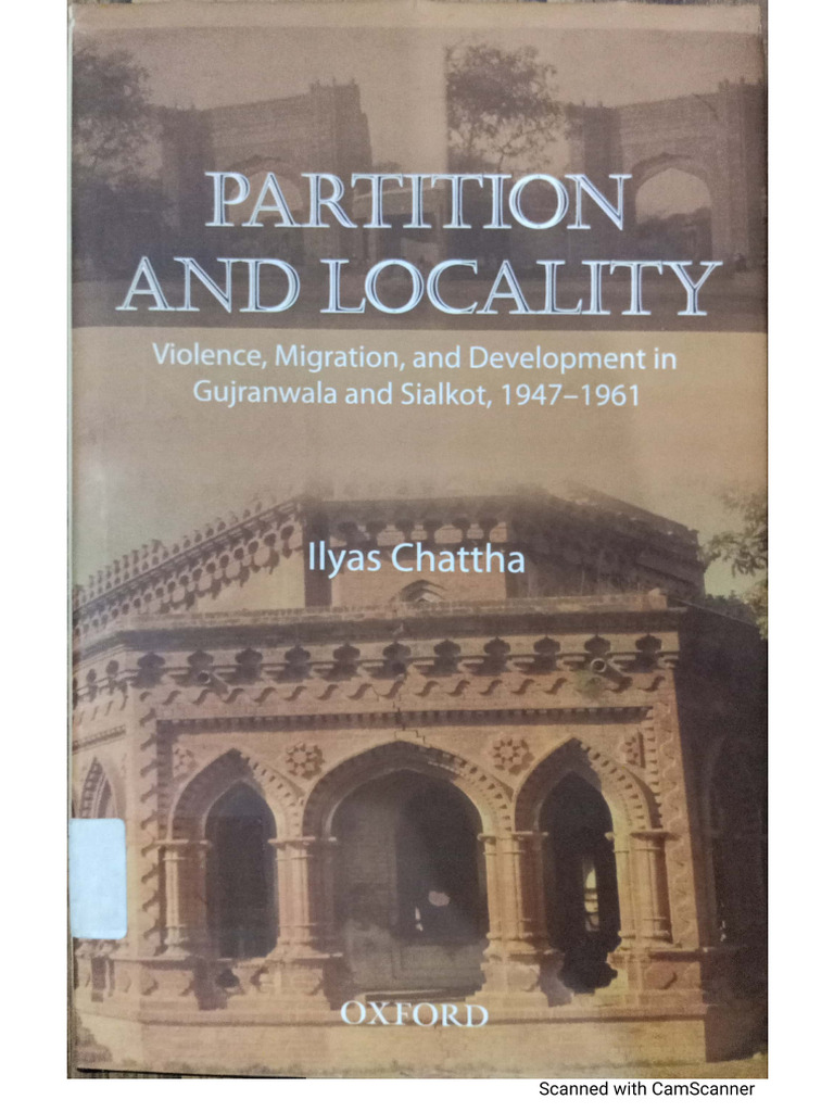 Partition and Locality Violence, Migration, and Development in ...