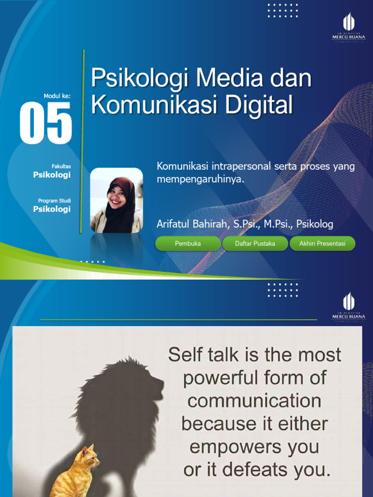 Psikologi Media Komunikasi (TM 5) | PDF