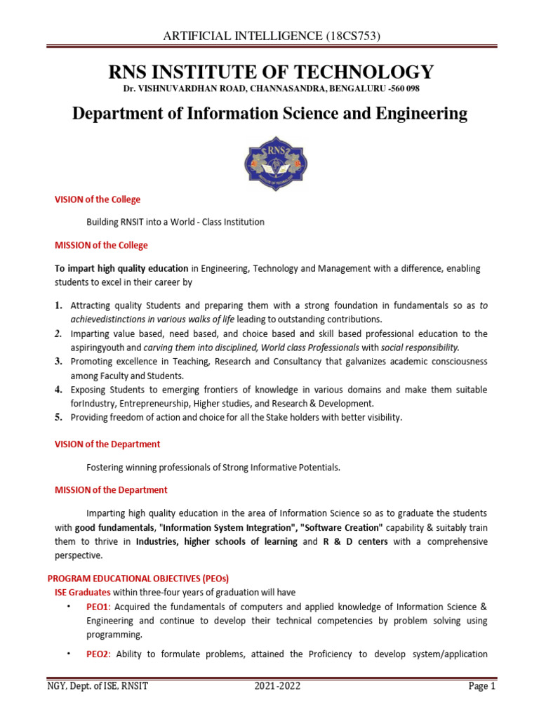AI and ML Course Overview | PDF | Artificial Intelligence ...