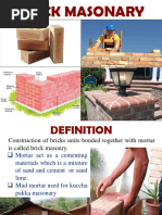 Types of Brick Bonds in Masonry Construction | PDF | Brick | Civil Engineering