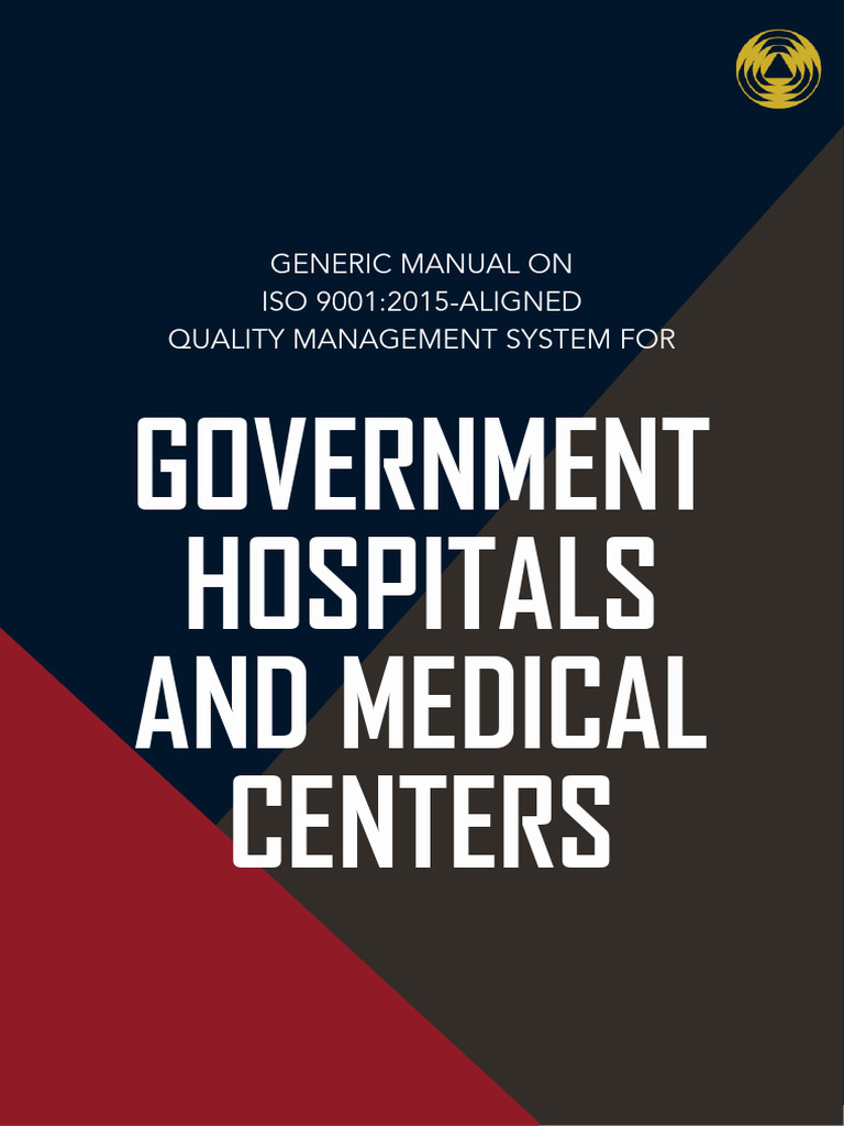 QMS Generic Manual For Government Hospitals and Medical Centers | PDF ...