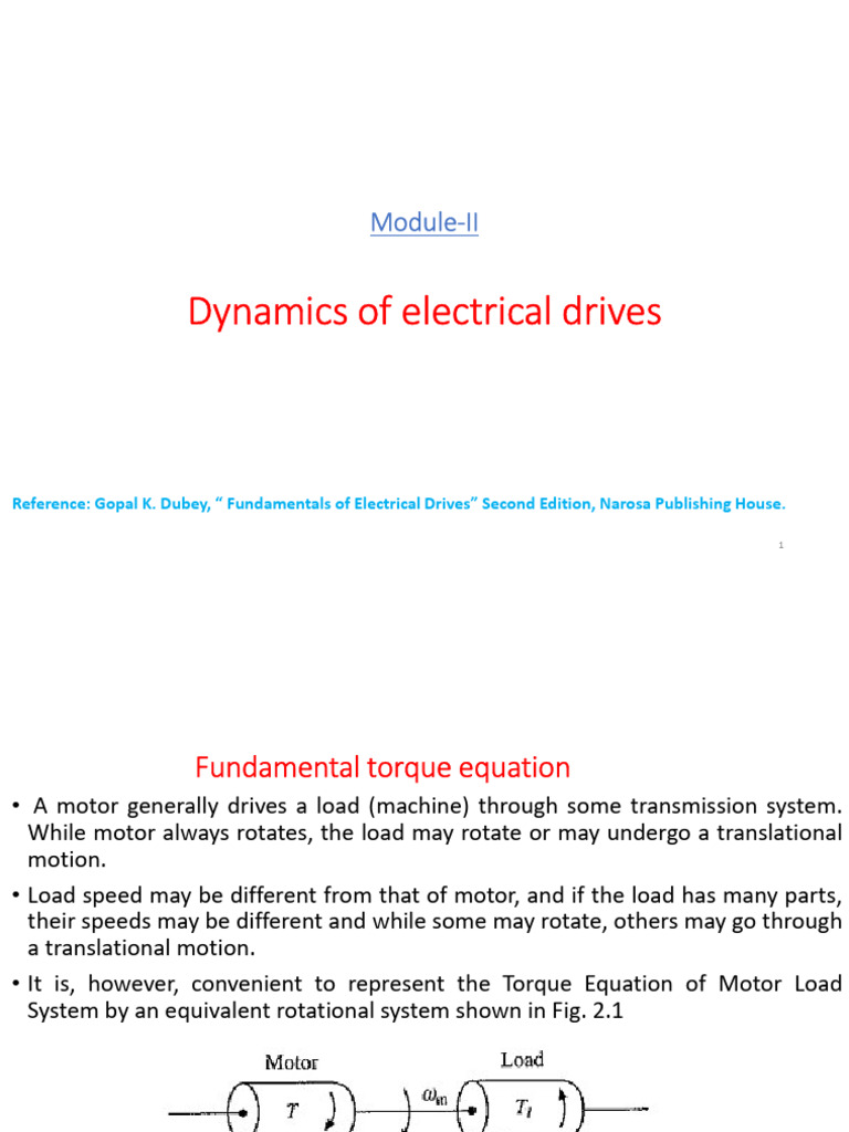 EPD Module II | PDF | Electric Motor | Torque