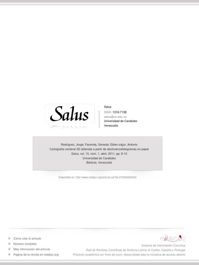 Salus 1316-7138: Issn: Salus@uc - Edu.ve | PDF | Interfaces gráficas de usuario | Píxel