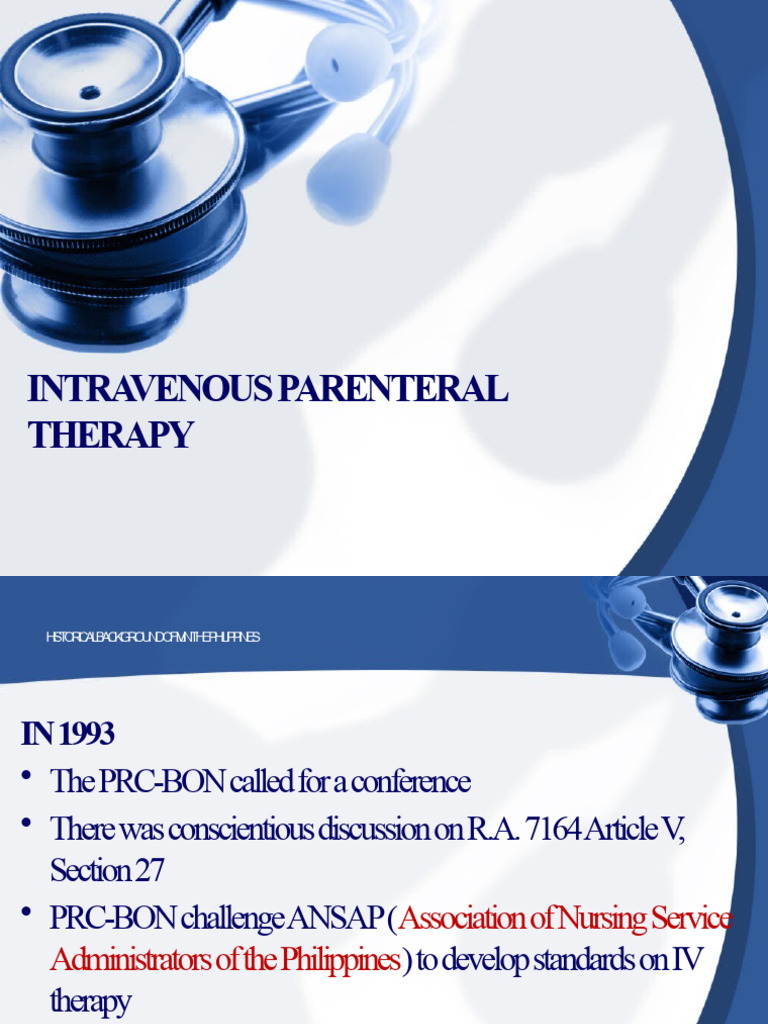 IV Therapy Standards for Nurses | PDF | Intravenous Therapy | Vein