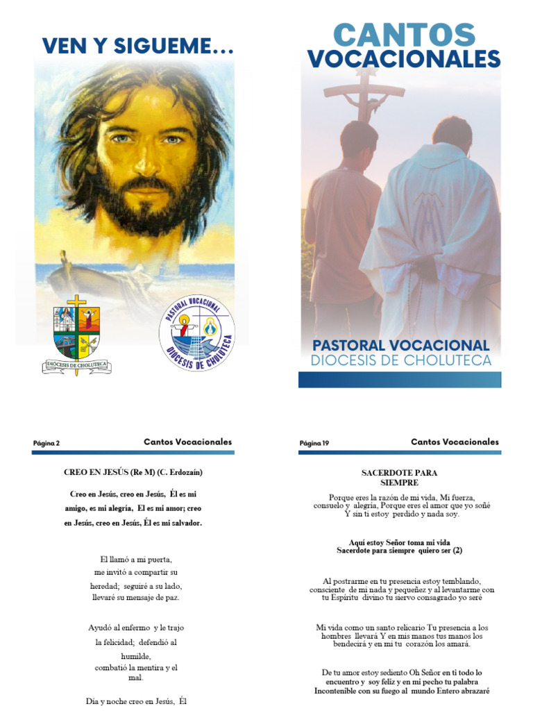 Cantos Vocacionales | PDF | Cristo (título) | Jesús