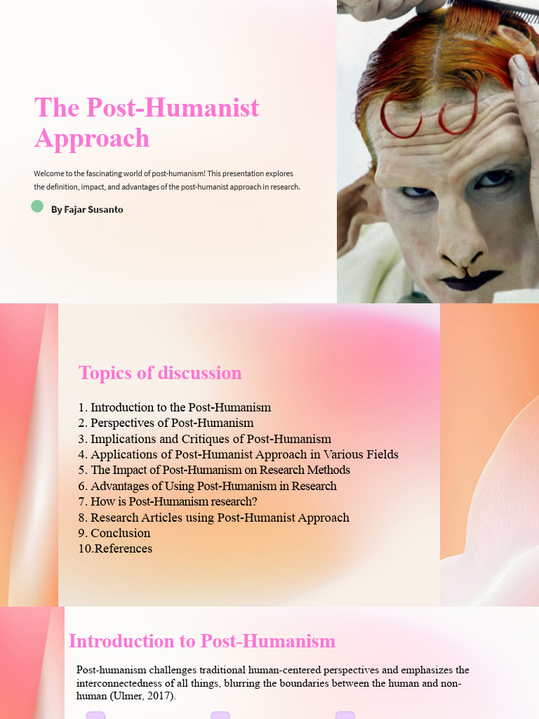 The Post Humanist Approach | PDF | Cognition