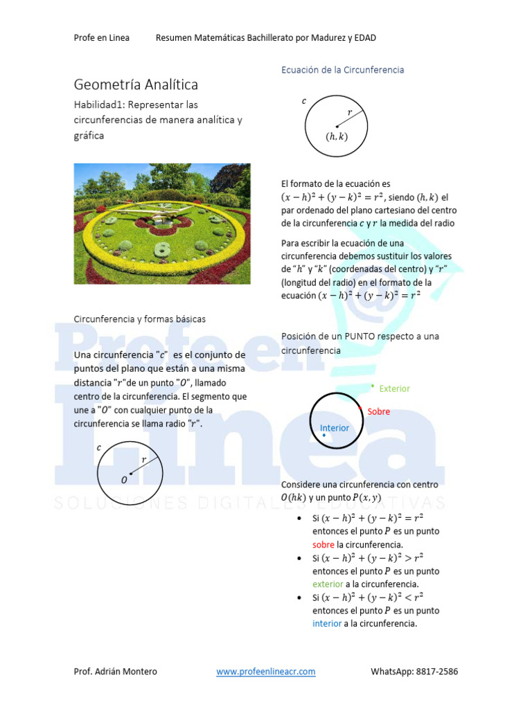 Semana 1. Geometría Analítica | PDF | Ecuaciones | Geometría analítica