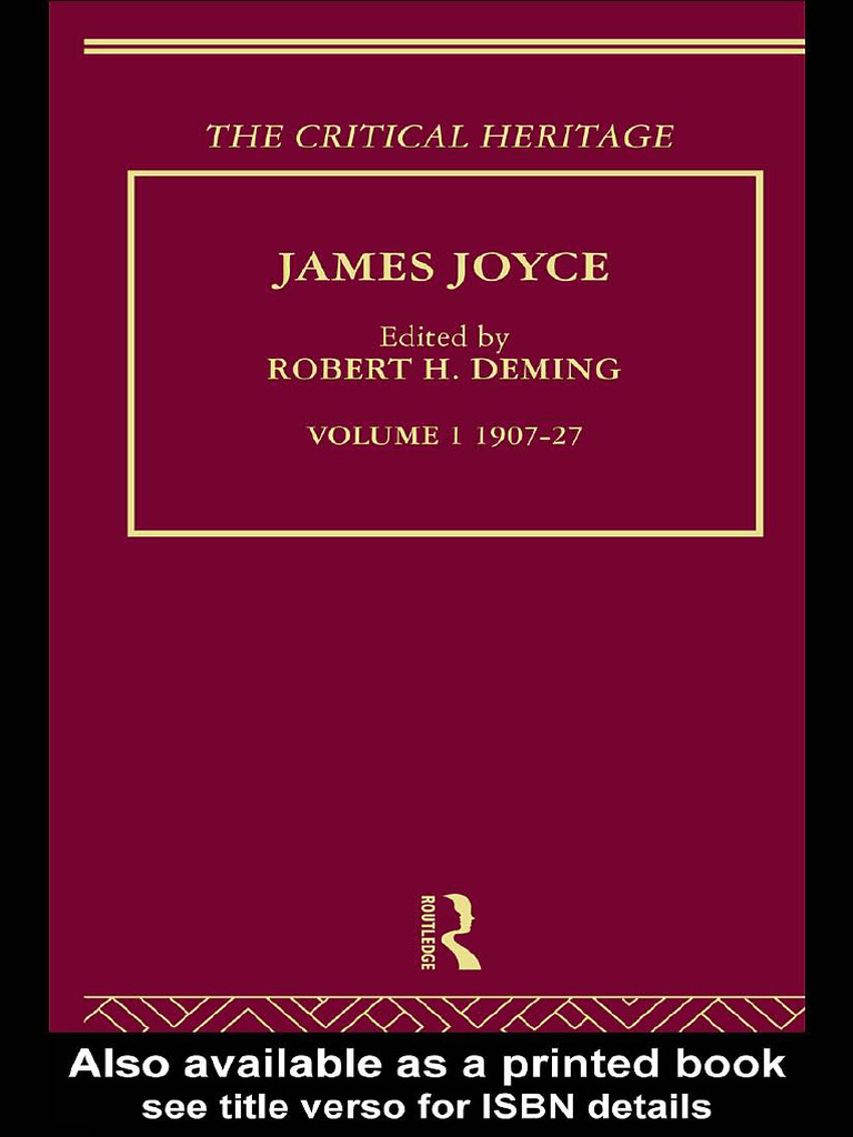 Pub James-Joyce | PDF | James Joyce | Ulysses (Novel)