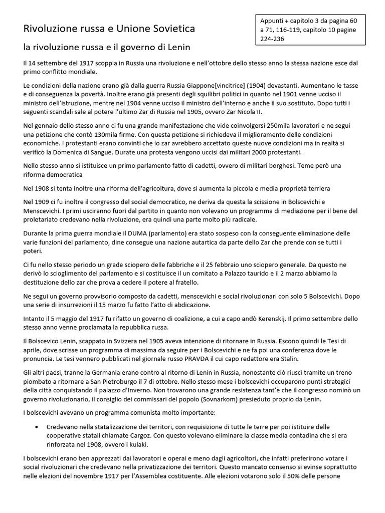 Rivoluzione Russa | PDF Rivoluzione Russa | PDF