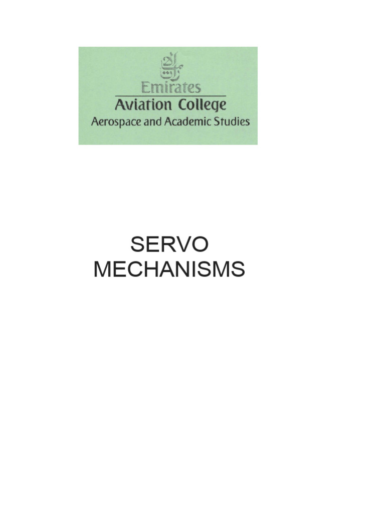 Mod 4 Book 3 Servo Mechanisms | PDF | Electric Motor | Servomechanism