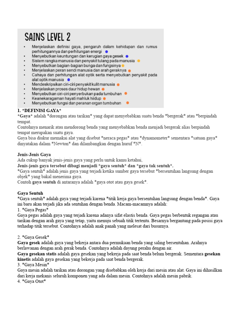 Sains Level 2 Omnas Emerald 2024 | PDF