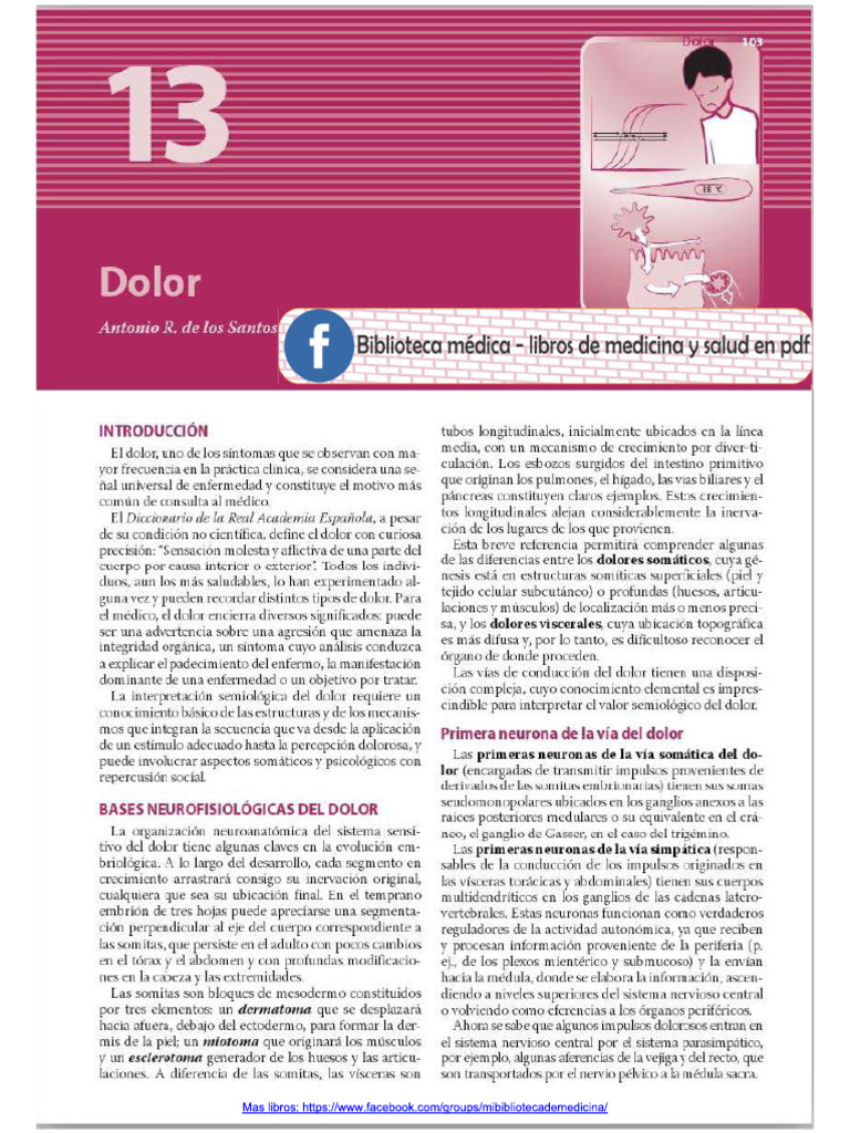 Capítulo 13 Dolor-Argente | PDF