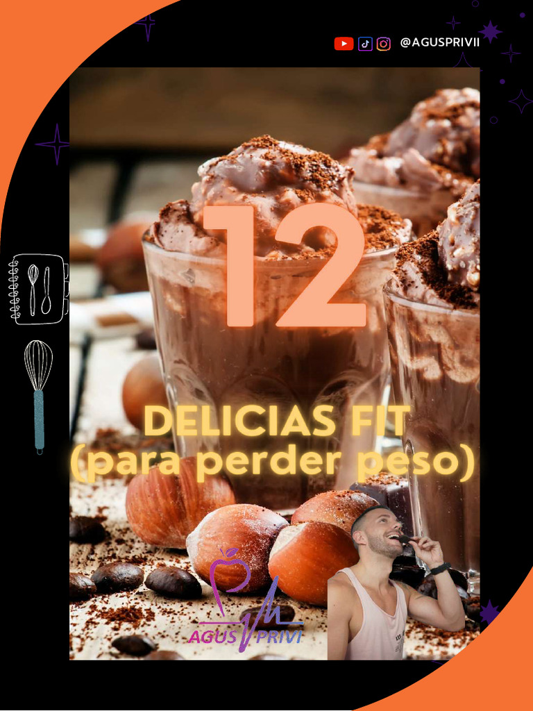 Recetas Dulces Fit para Perder Peso | PDF | Chocolate | Leche