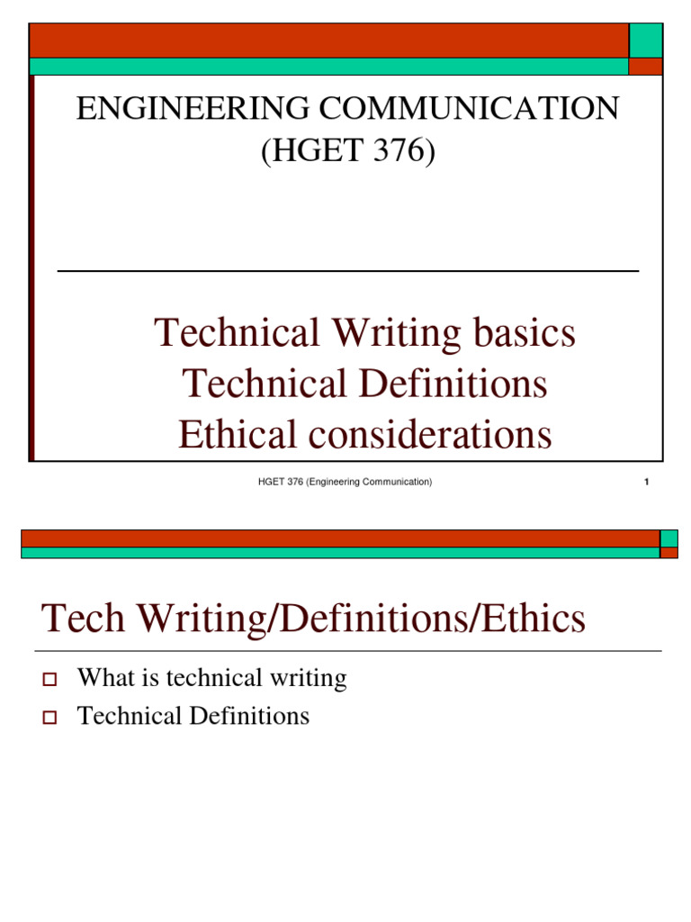 Lect 1 - Technical Writing Basics | Download Free PDF | Communication ... Lect 1 - Technical Writing Basics | Download Free PDF | Communication ...