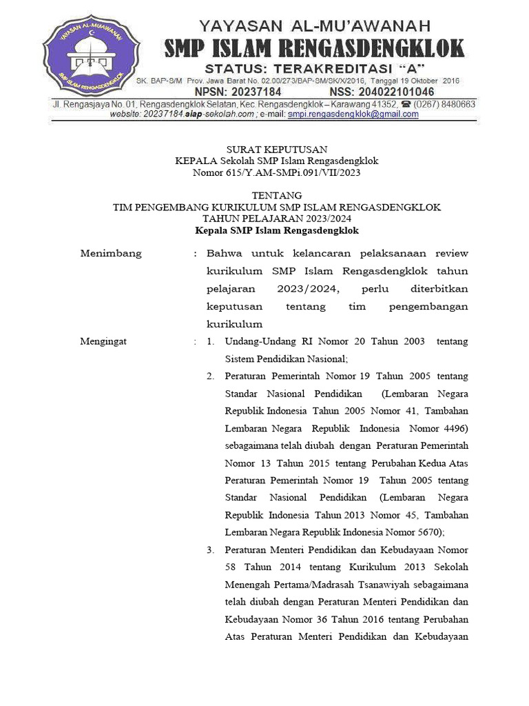 SK TPK 2023-2024 | PDF