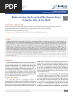 Characteristics of Marfanoid Habitus | PDF | Musculoskeletal System