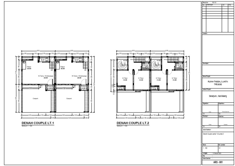DED Rumah Tipe 60 | PDF