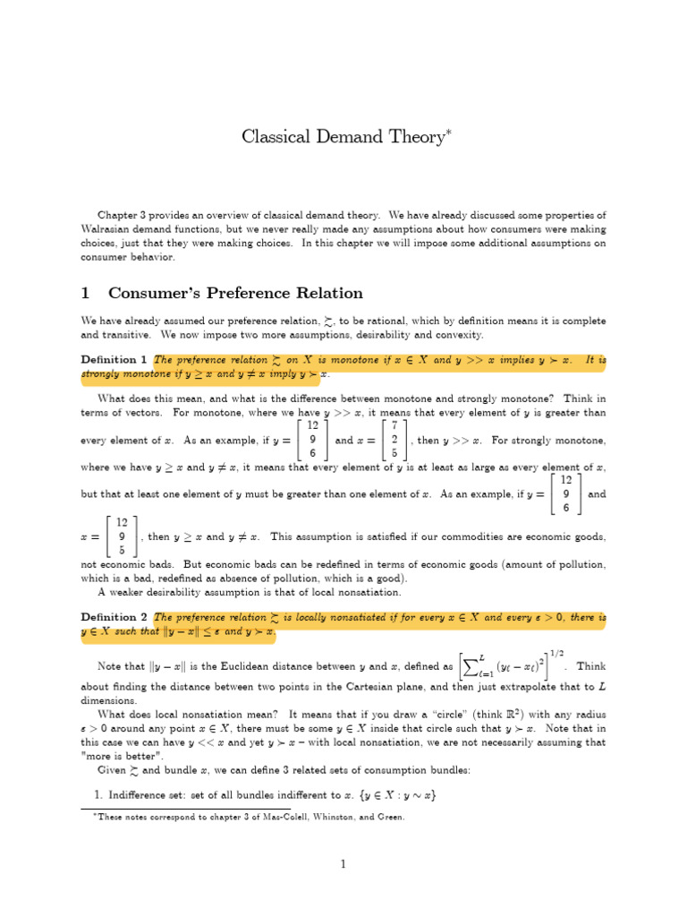 BPHD8100 Chapter3notes | PDF | Mathematical Optimization | Utility