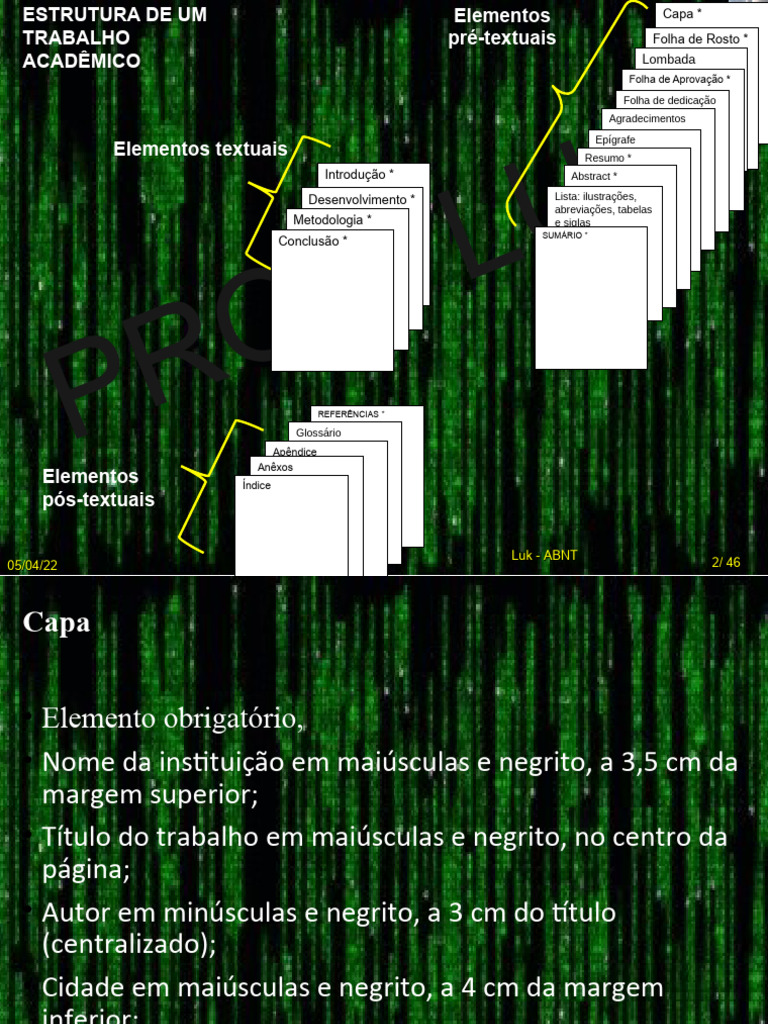 Aula 04 - Trabalhos Academico ABNT | PDF | Abstract (resumo) | Citação