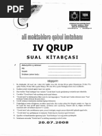 DİM OTK Riyaziyyat 20 Variant Sınaq Kitabı 11-Ci Sinif | PDF